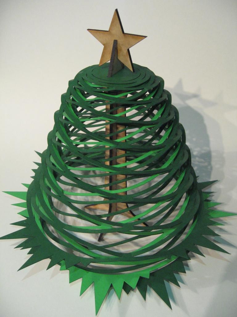 Laser Cut Christmas Trees